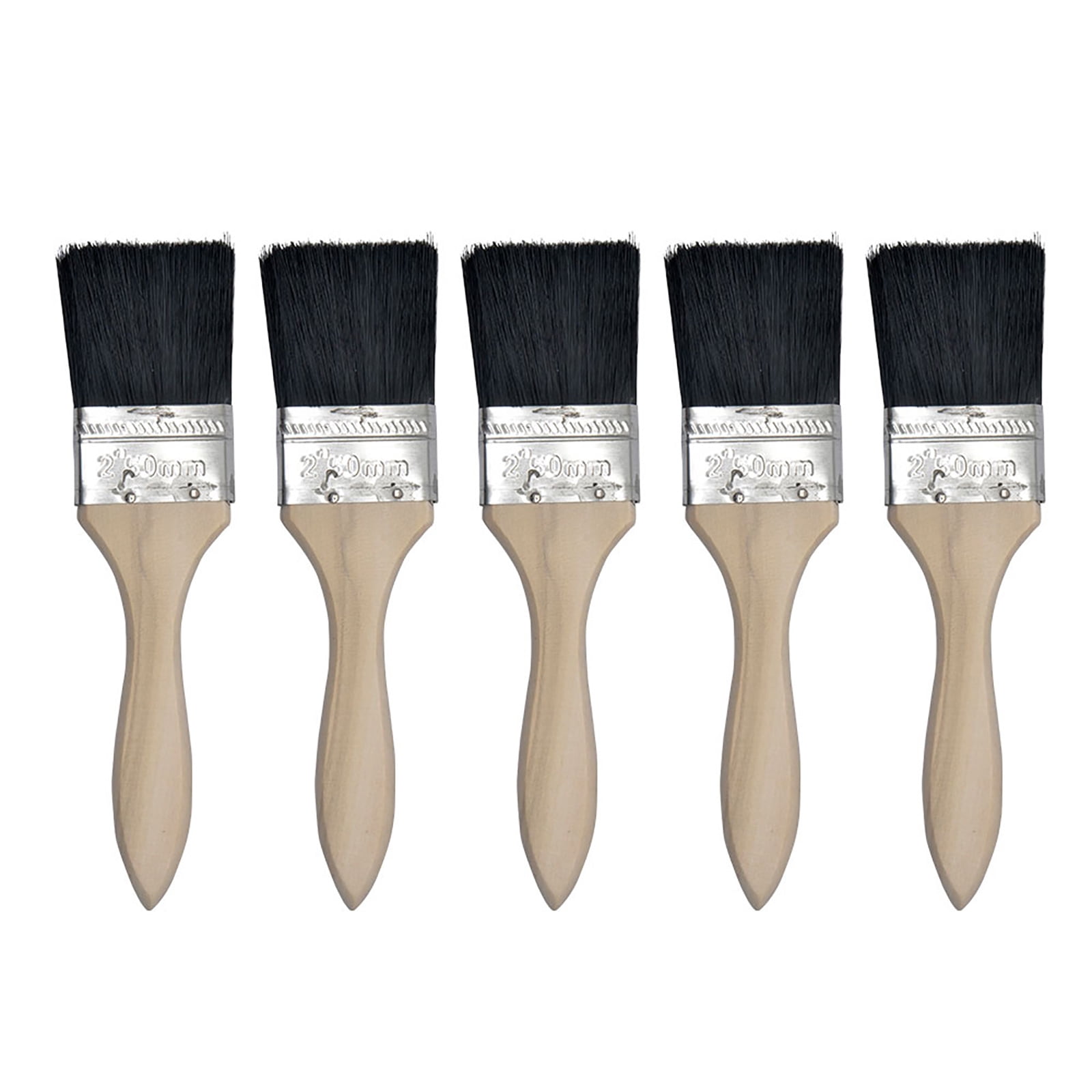 BE-TOOL 5 Pieces Paint Brushes Set Pure Bristles for Wall Painting ...