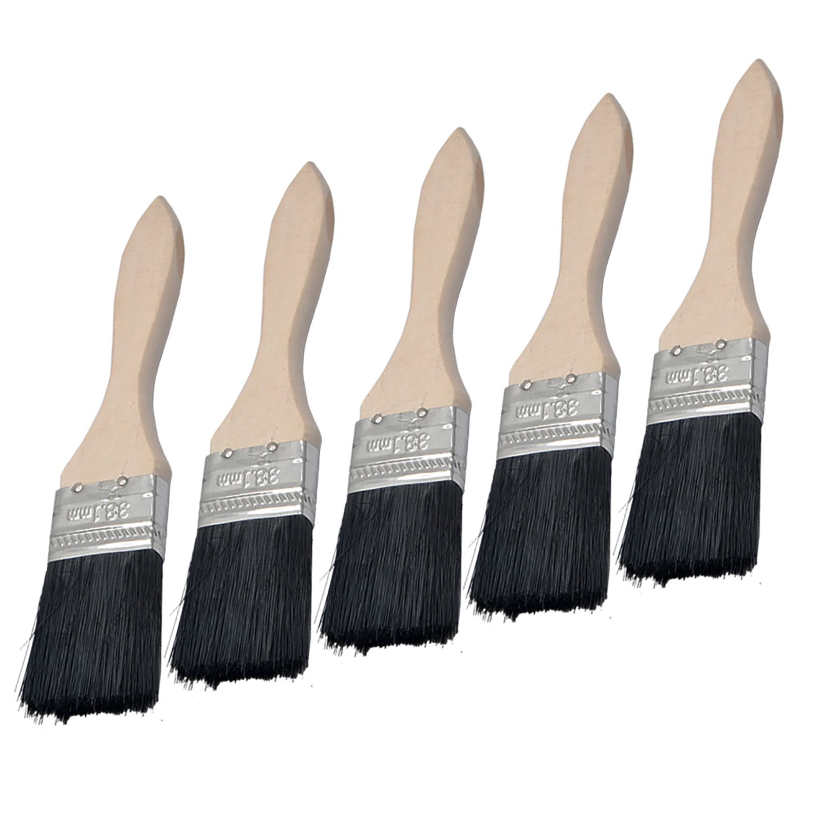 BE-TOOL 5 Pieces Paint Brushes Set Pure Bristles for Wall Painting ...