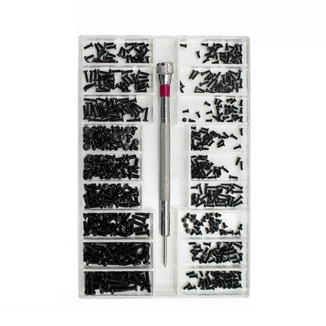 BE-TOOL 500Pcs Phillips Screw Kit, Steel Tiny Screws Micro ...