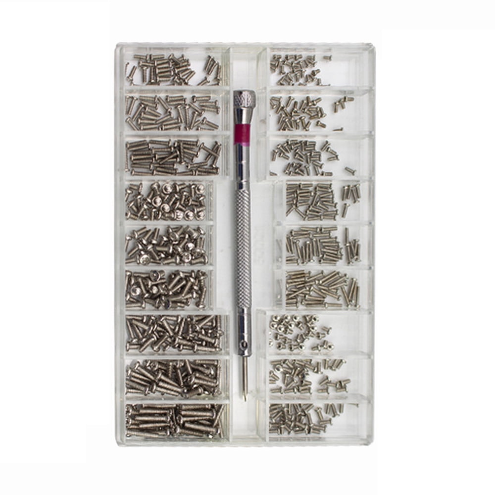 BE-TOOL 500Pcs Phillips Screw Kit, Steel Tiny Screws Micro ...