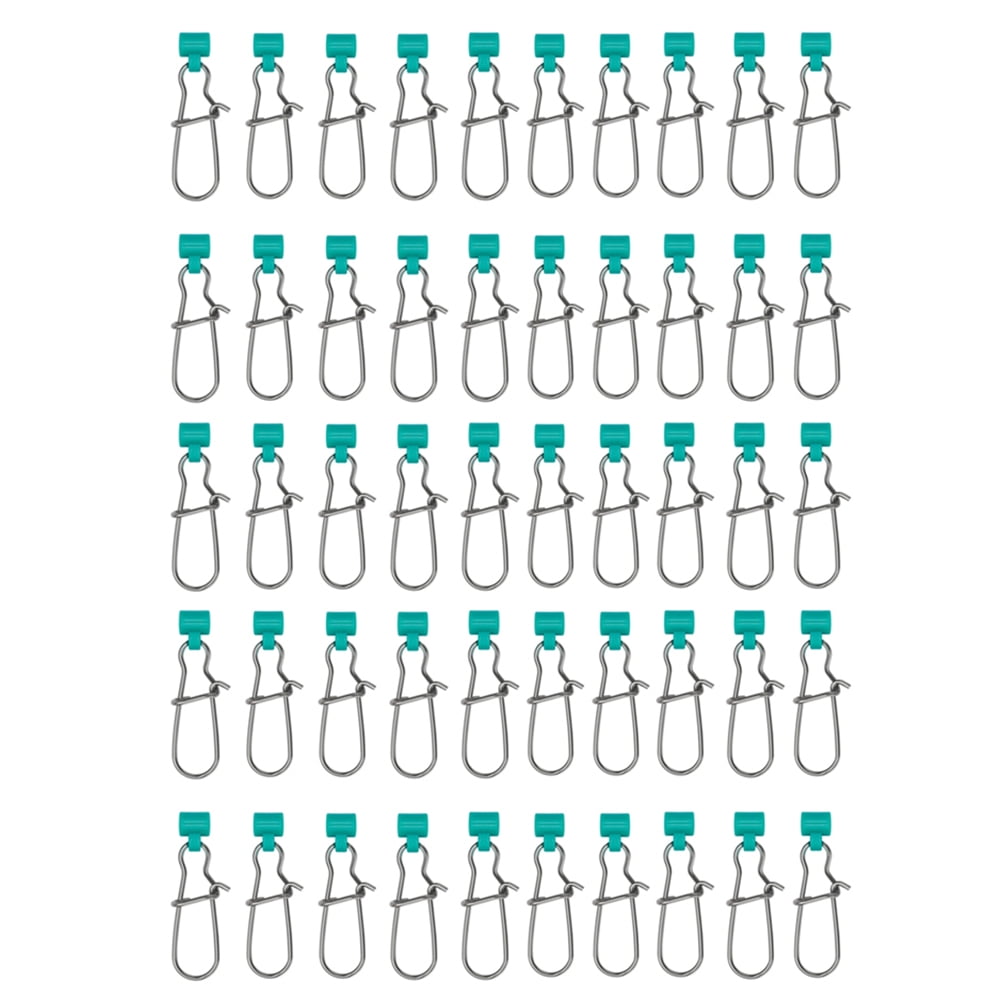 BE-TOOL 50Pcs Fishing Sinker Sliders Stainless Steel Pin Catfishing Rig ...