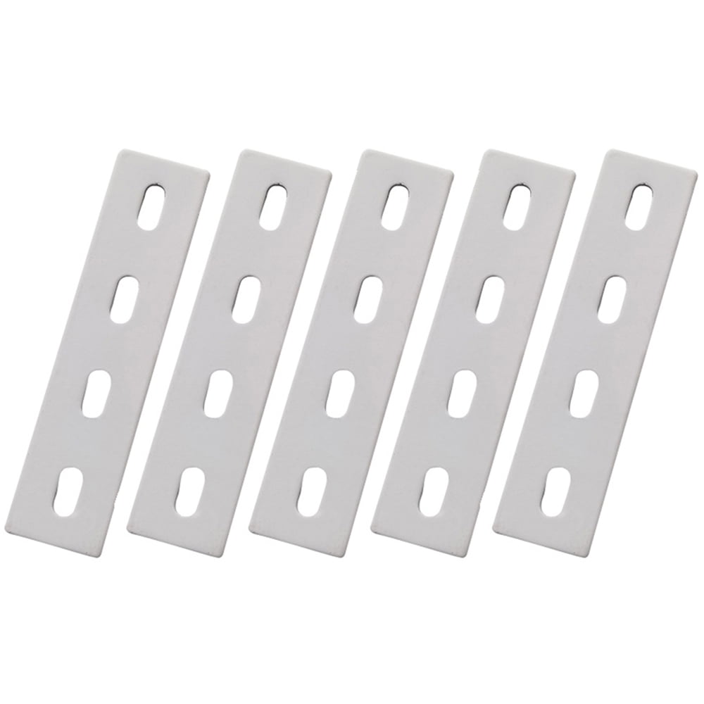 BE-TOOL 5Pcs Flat Metal Bracket Plates, Heavy duty Mending Flat Plate ...