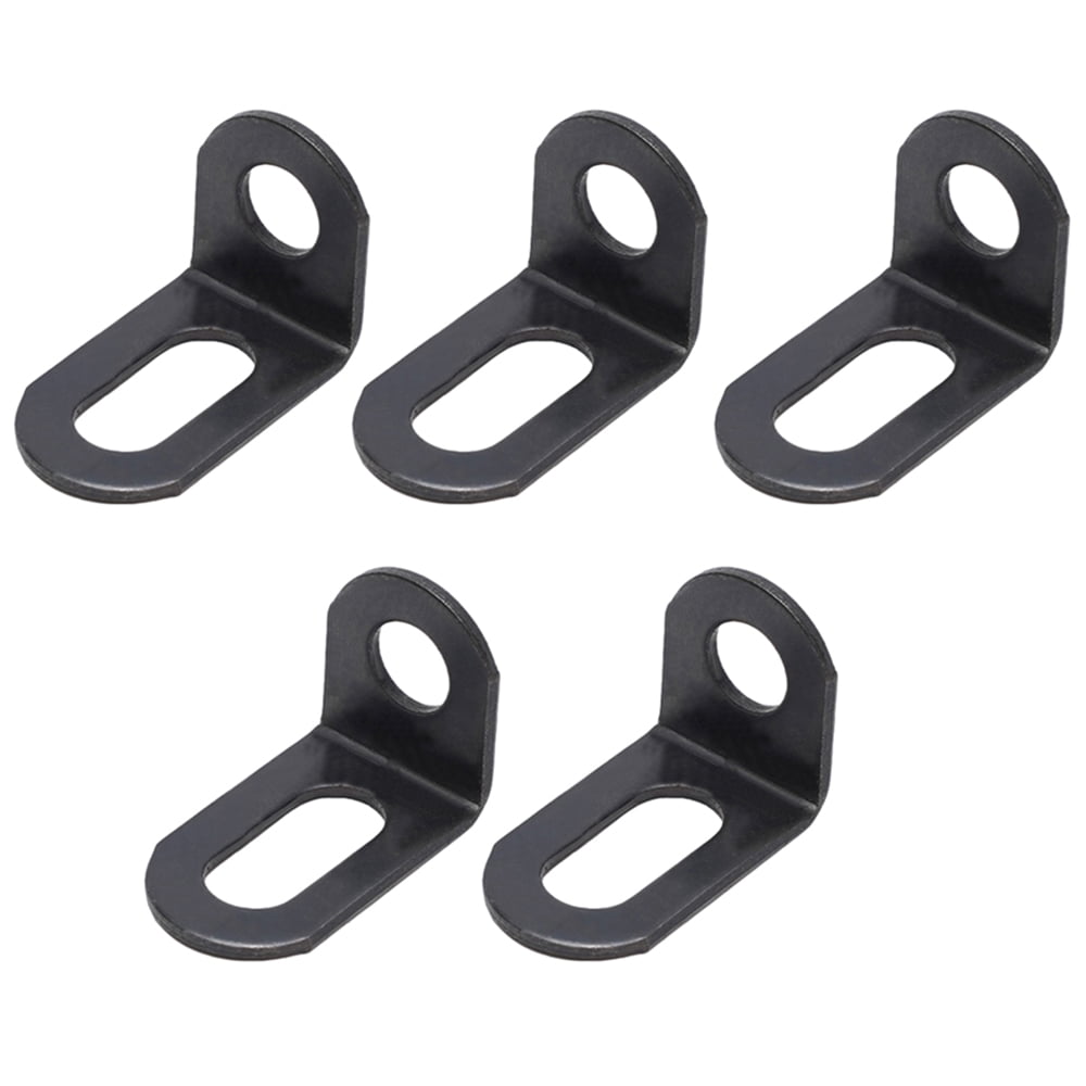 BE-TOOL 5Pcs Metal Bracket Plate L-Shaped Right Angle Shelf Connector ...