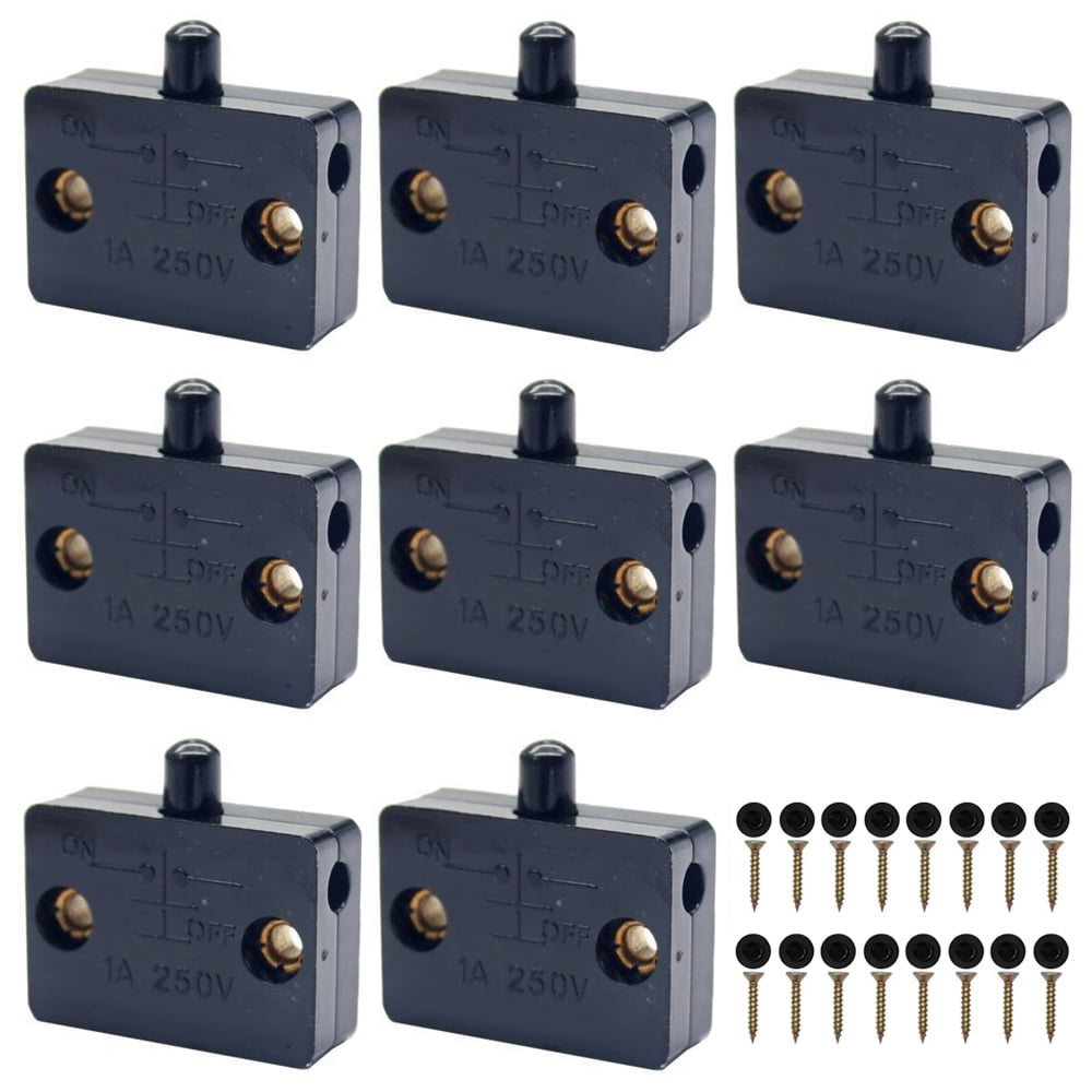 BE-TOOL 8PCS Cabinet Door Touch Light Switches Closet Touch Switch 1A ...