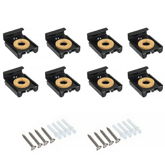 BE-TOOL 8PCS Spring Loaded Mirror Clips Unframed Hanger Clips Mirror ...