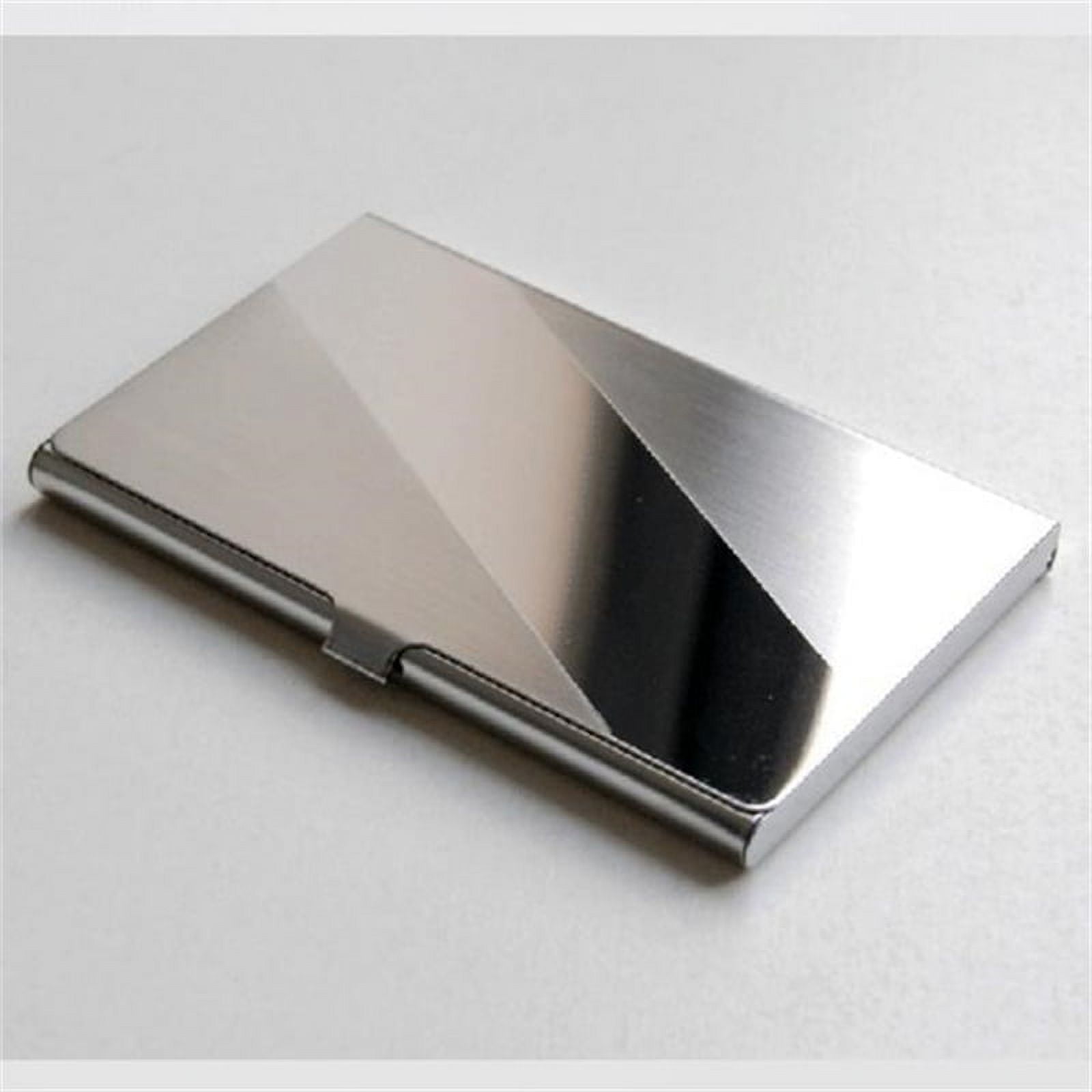 BE-TOOL Business Card Holder Stainless Steel Name Card Holder for 10-15 ...