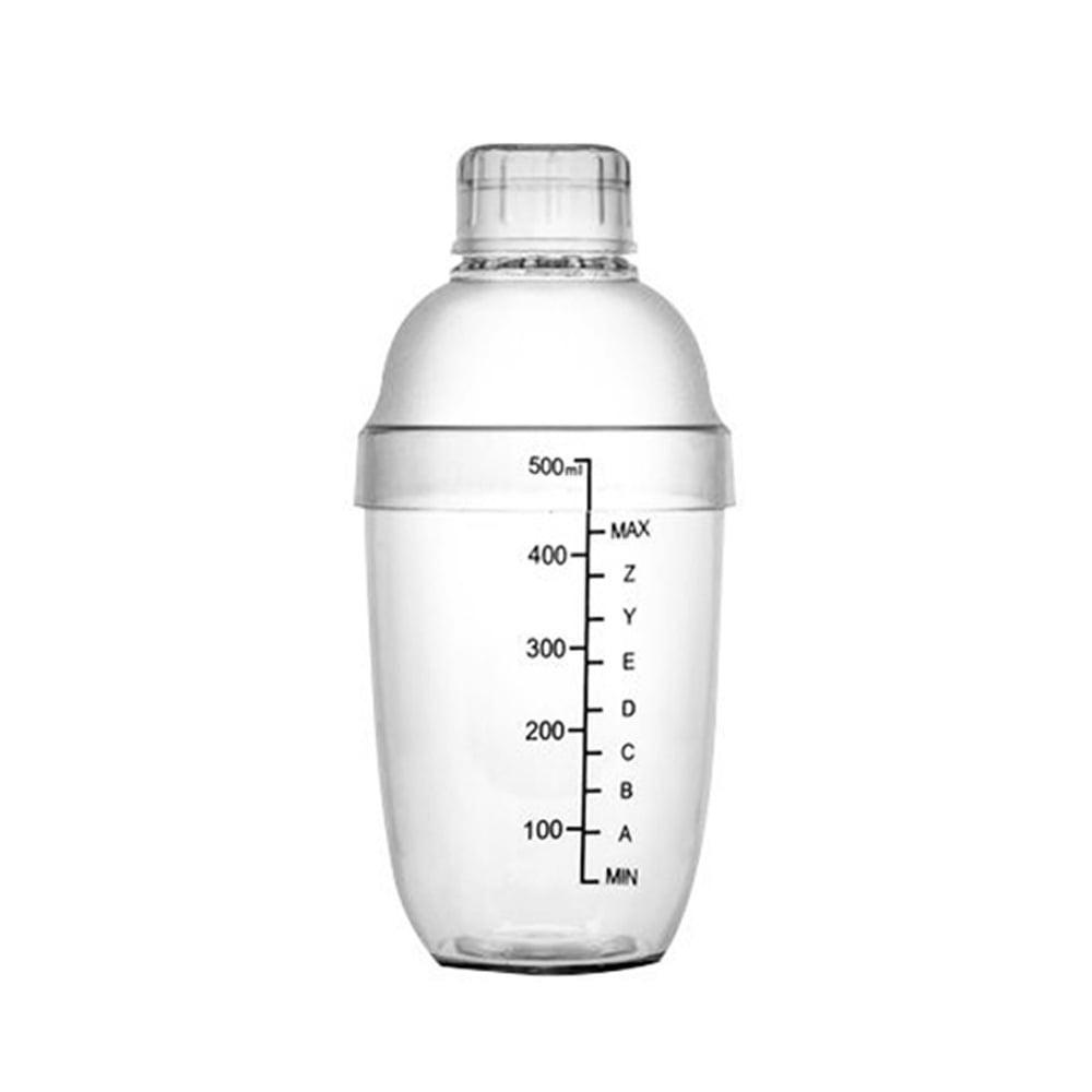 BE-TOOL Cocktail Shaker with Scale AS Plastic Wine Beverage Mixer Wine ...