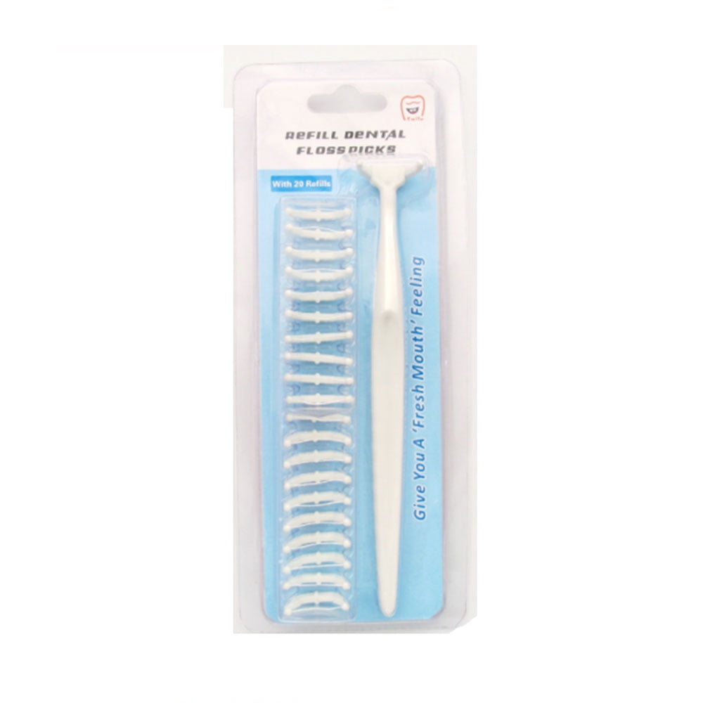 BE-TOOL Dental Floss Handle with 20/60 Dental Flosser Heads UHWMPE 400D ...