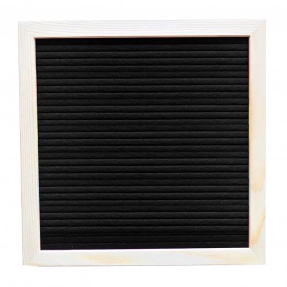 BE-TOOL Felt Changeable Letter Board Wooden Message Board with Letter ...