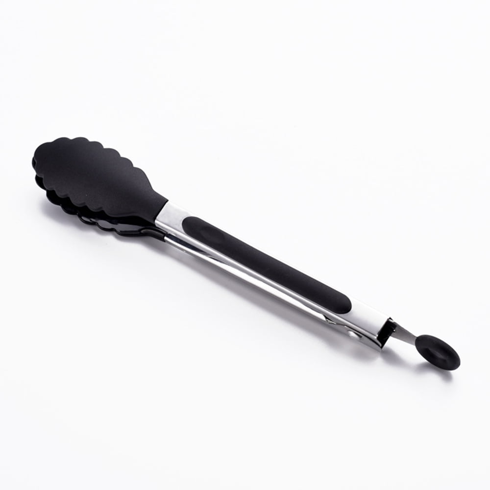 BE-TOOL Food Tong Stainless Steel Tongs with Silicone Grips for Kitchen ...