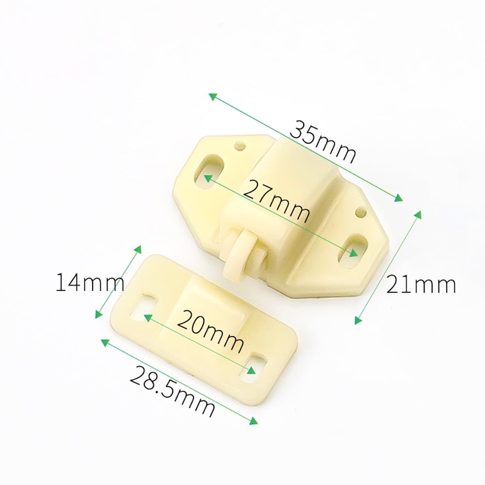 BE-TOOL Plastic Roller Door Catch Hardware for Cupboard Closet Kitchen ...