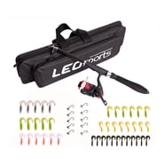 Zebco Kids Wilder Spincast Reel and Telescopic Fishing Rod Combo ...