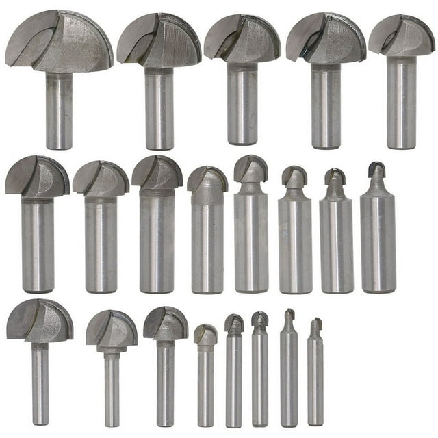 BE-TOOL Round Bottom Router Bits for Cutting Beading Fluting Tools 23 ...
