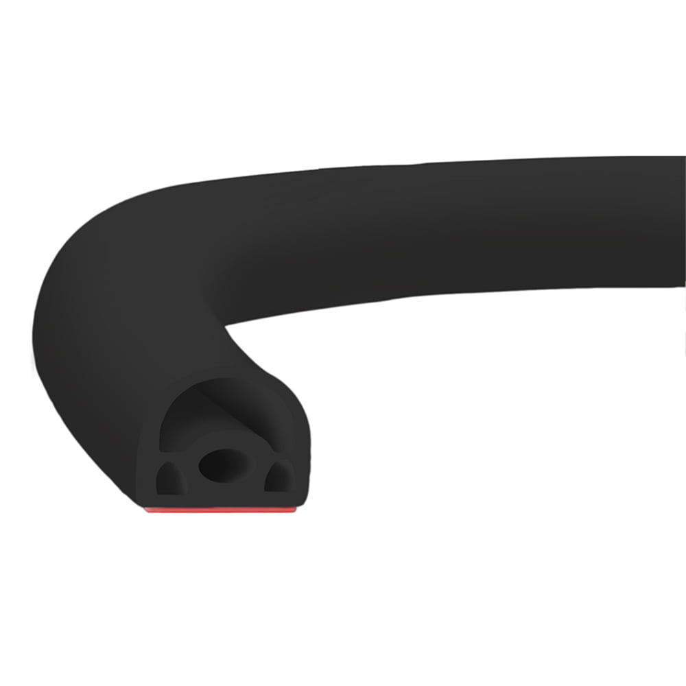 BE-TOOL Self-adhesive Silica Gel Door Sealing Flexible Strip Weather ...