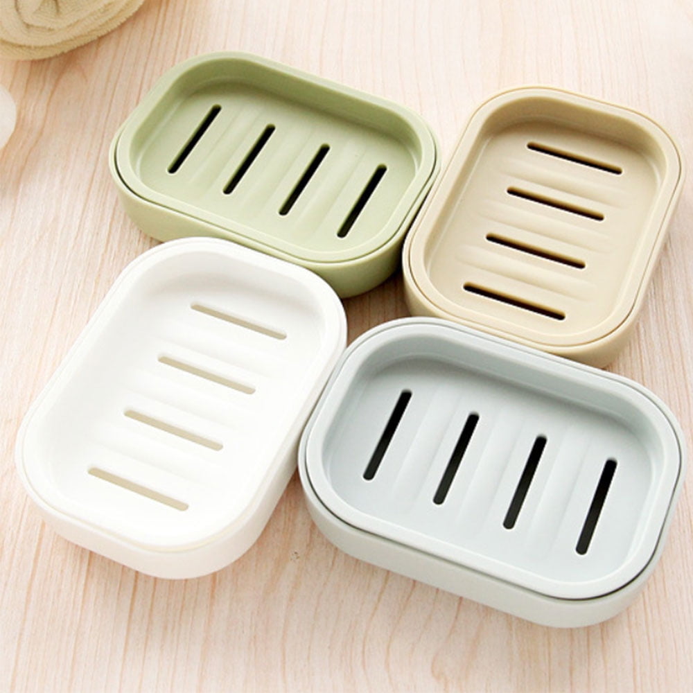 BE-TOOL Soap Holder with Filter Hole Drain Soap Saver Soap Dish Dual ...