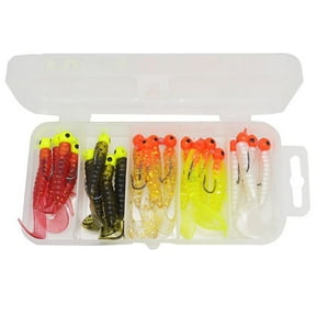 BE-TOOL 20Pcs Soft Plastic Lures Set, 4cm/1.6in Elastic Lightweight ...
