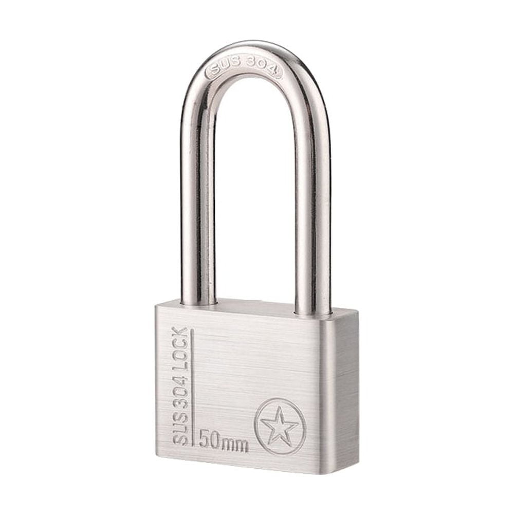 BE-TOOL Stainless Steel Outdoor Padlock Waterproof Lock with 4 Keys ...