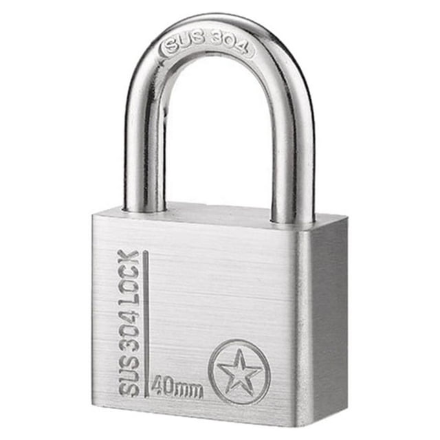 BE-TOOL Stainless Steel Outdoor Padlock Waterproof Lock with 4 Keys ...