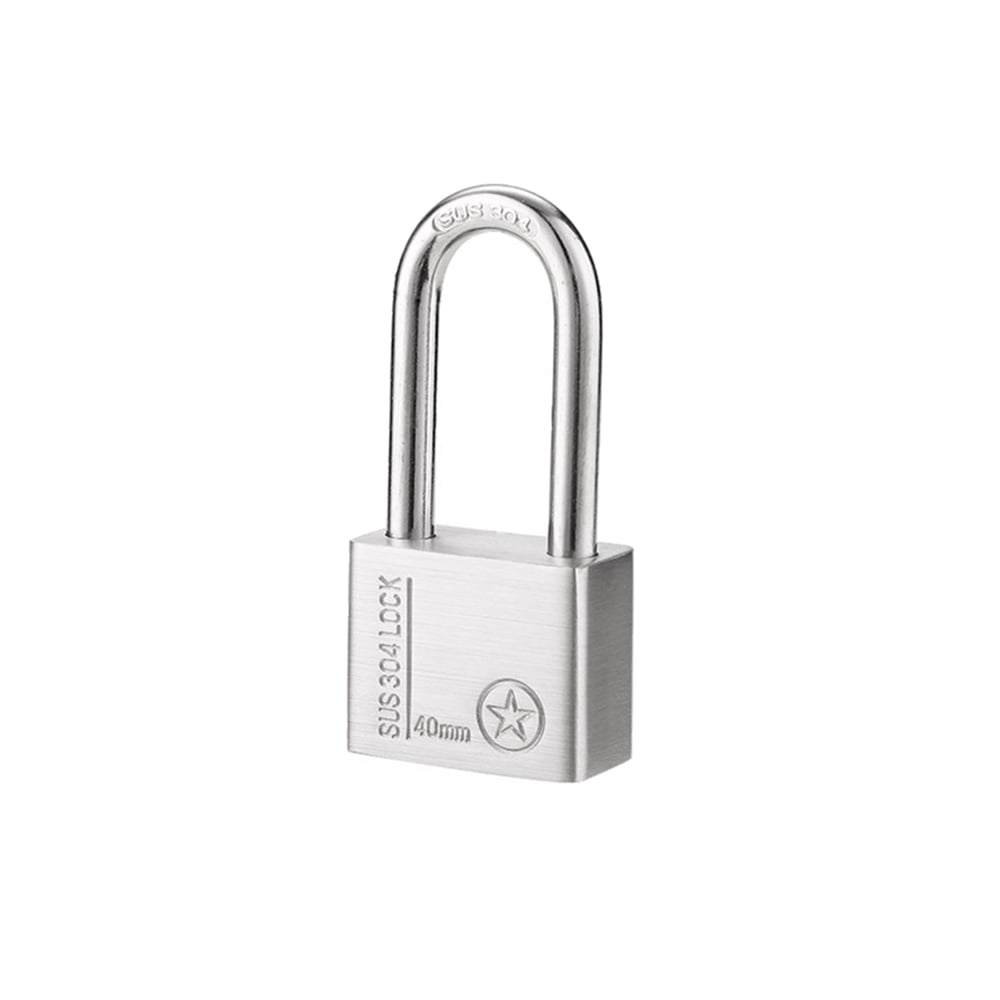 BE-TOOL Stainless Steel Outdoor Padlock Waterproof Lock with 4 Keys ...