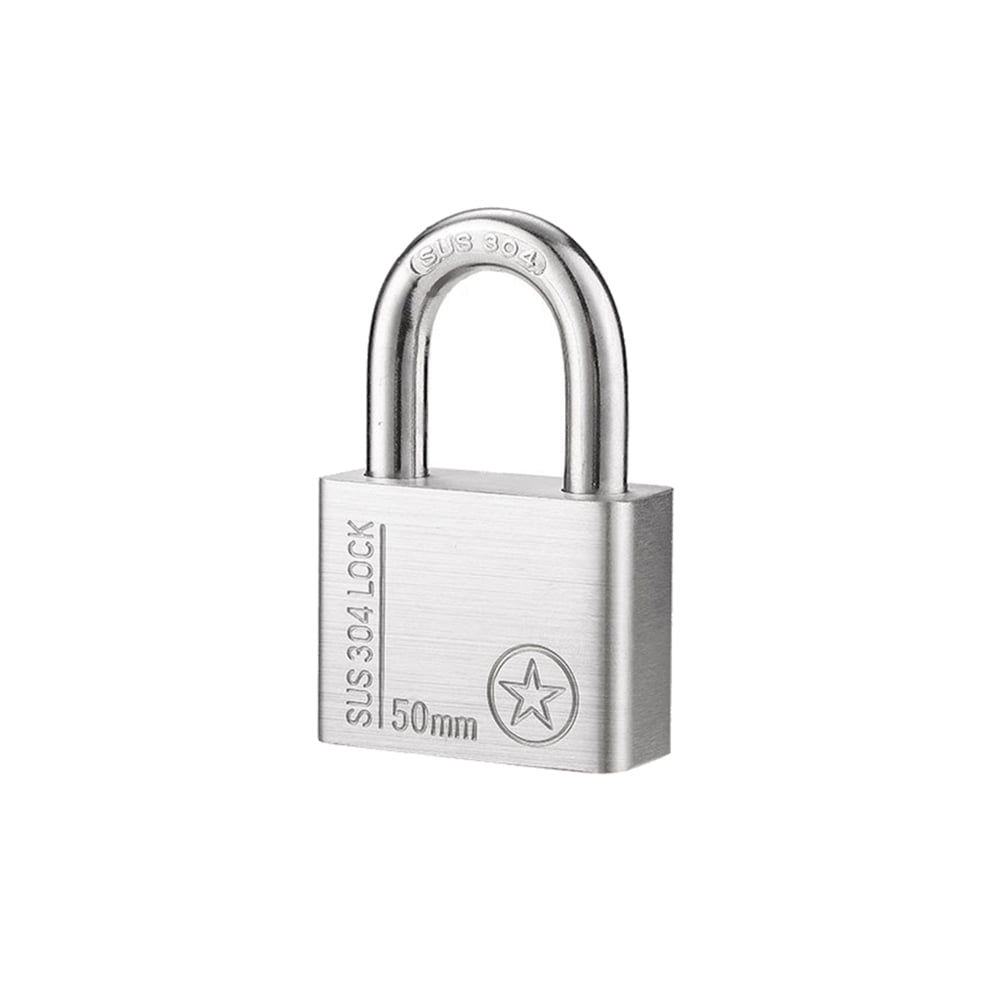 BE-TOOL Stainless Steel Outdoor Padlock Waterproof Lock with 4 Keys ...