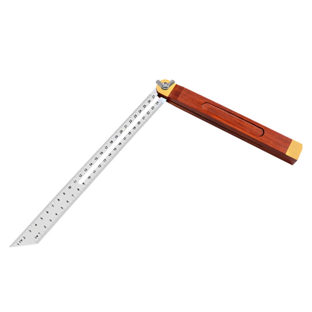 BE-TOOL T-bevel with Stainless Steel Rule, 27cm/10.62inches Adjustable ...