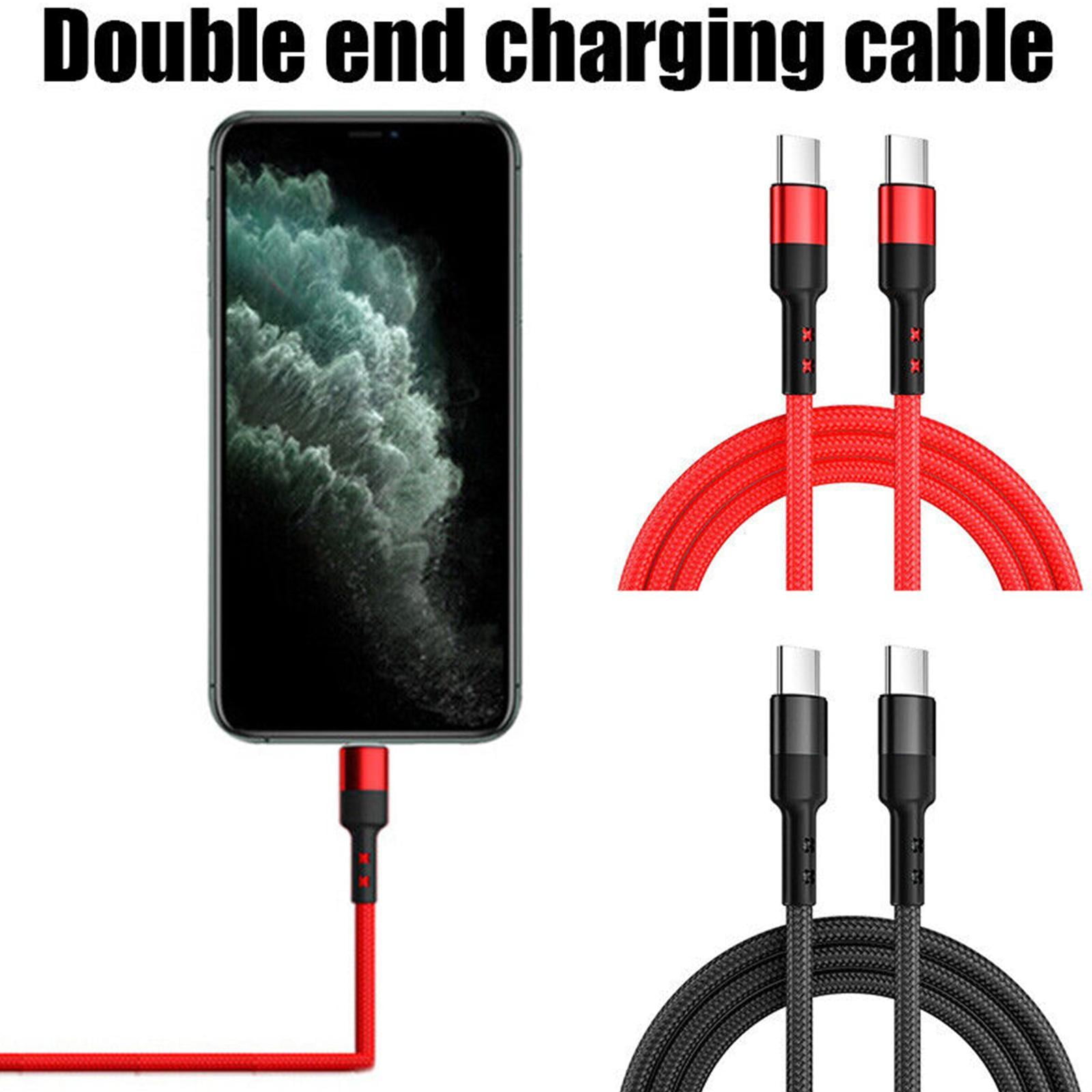BE USB C To USB C Fast Charger PD 100W Dual Type C Charging Data Sync ...
