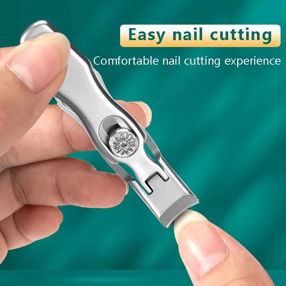 BE Ultra Sharp Nail Clippers Portable Steel Anti Splash Wide Jaw ...