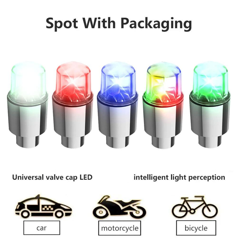 BE Valve Stem CAP LED For Bike Bicycle Car Motorcycle Tire Wheel lamp ...