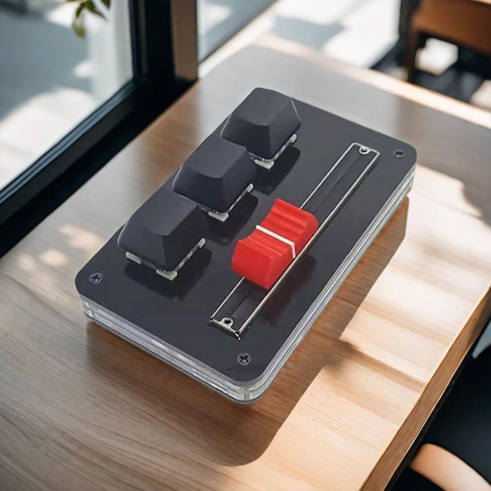 BE for Audio Games Mechanical Keyboard: Bluetooth 3-Key MIDI~ & Fader ...