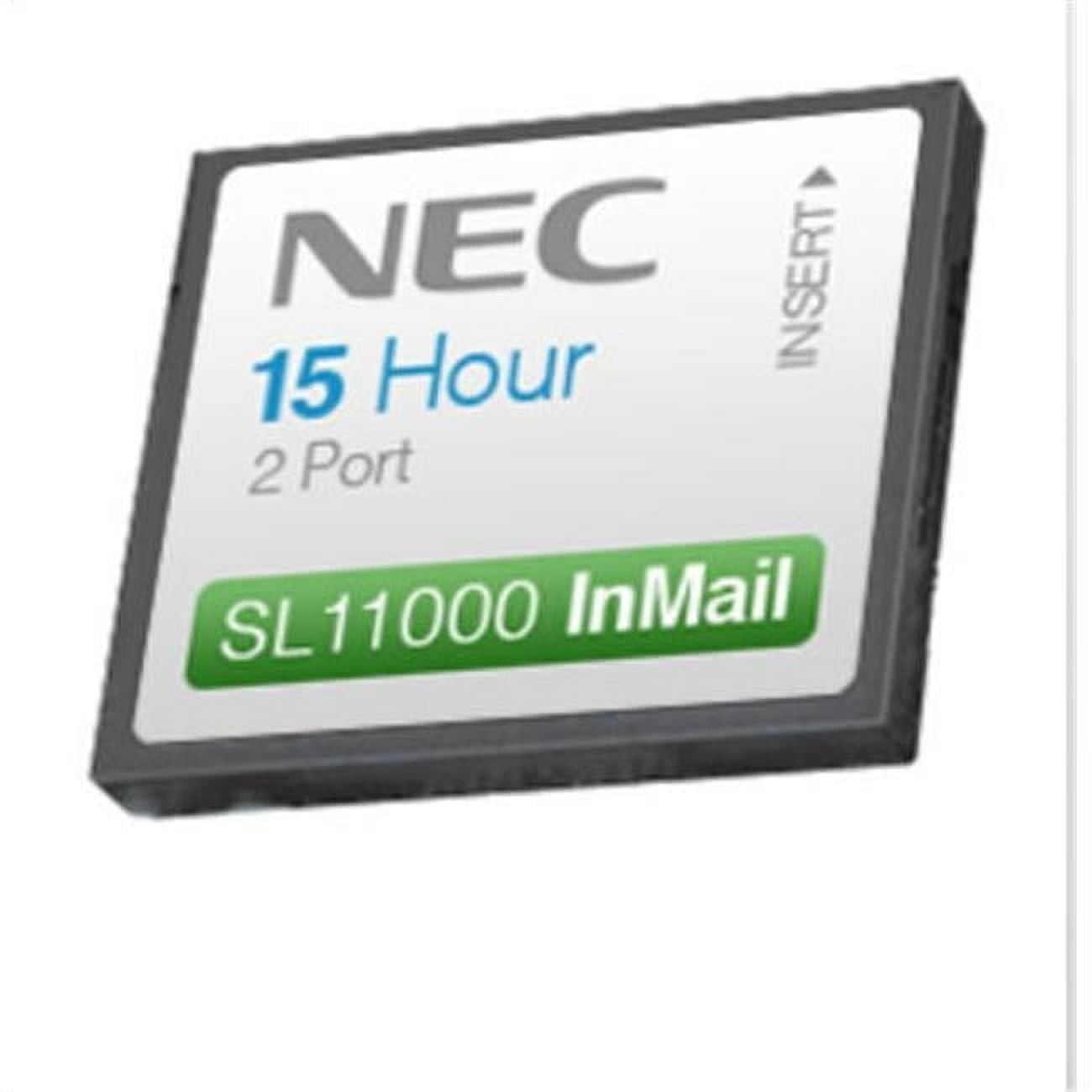 BE110731 CF 2 Ports/15 Hours Voice Mail BY NEC SL1100 - Walmart.com