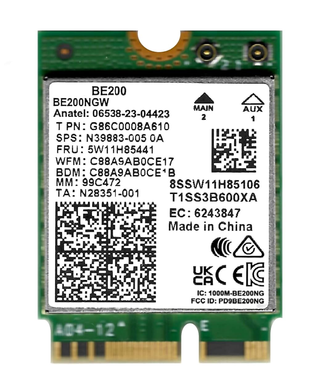 BE200 Desktop Wi-Fi 7 Kit | Wi-Fi 7 Tri Band 2.4/5/6 GHz | 5.8 Gbps ...