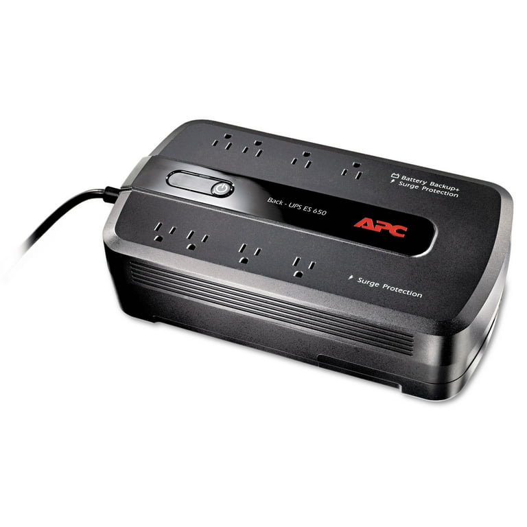 BE650G1 Back UPS ES 650 Battery Backup System 8 Outlets 650VA 365 J Walmart