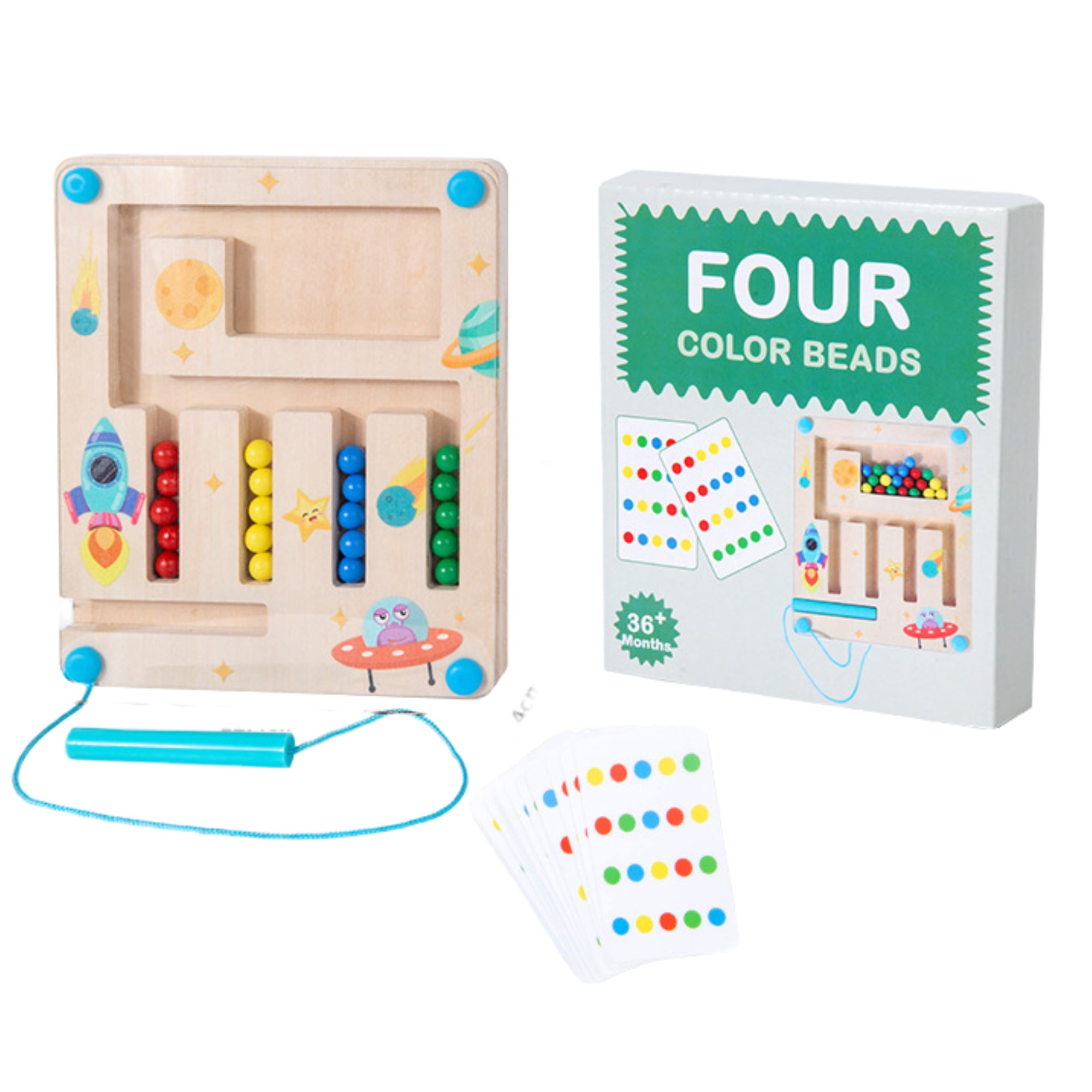 BEACENOV Montessori Magnetic Wooden Toys for Toddler 3 4 5 Year Old ...