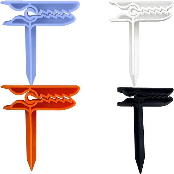 BEACH TOWEL CLIPS WINDPROOF TOWEL HOLDERS Smooth Rounded Plastic ...