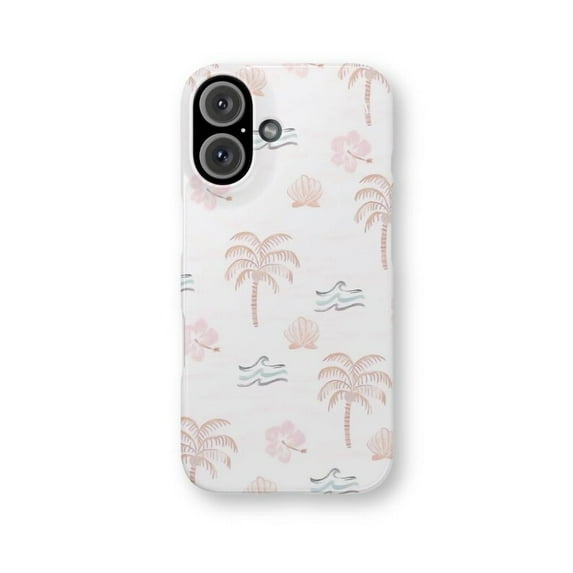 BEACH VIBES Faded Tropical Print Summer Protective Durable Stylish ...