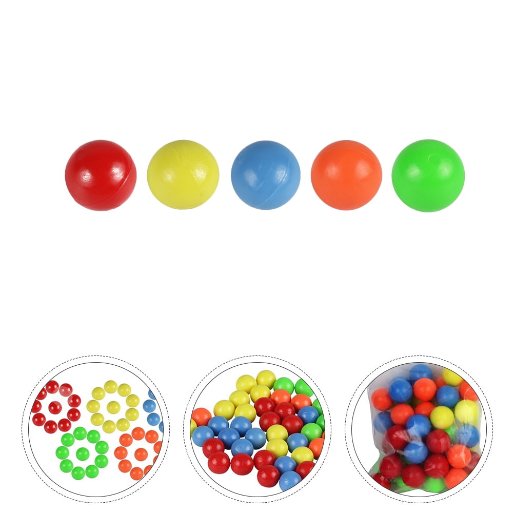 BEADCEST 100Pcs Large Plastic Marbles For Toddlers Playtime - Walmart.com