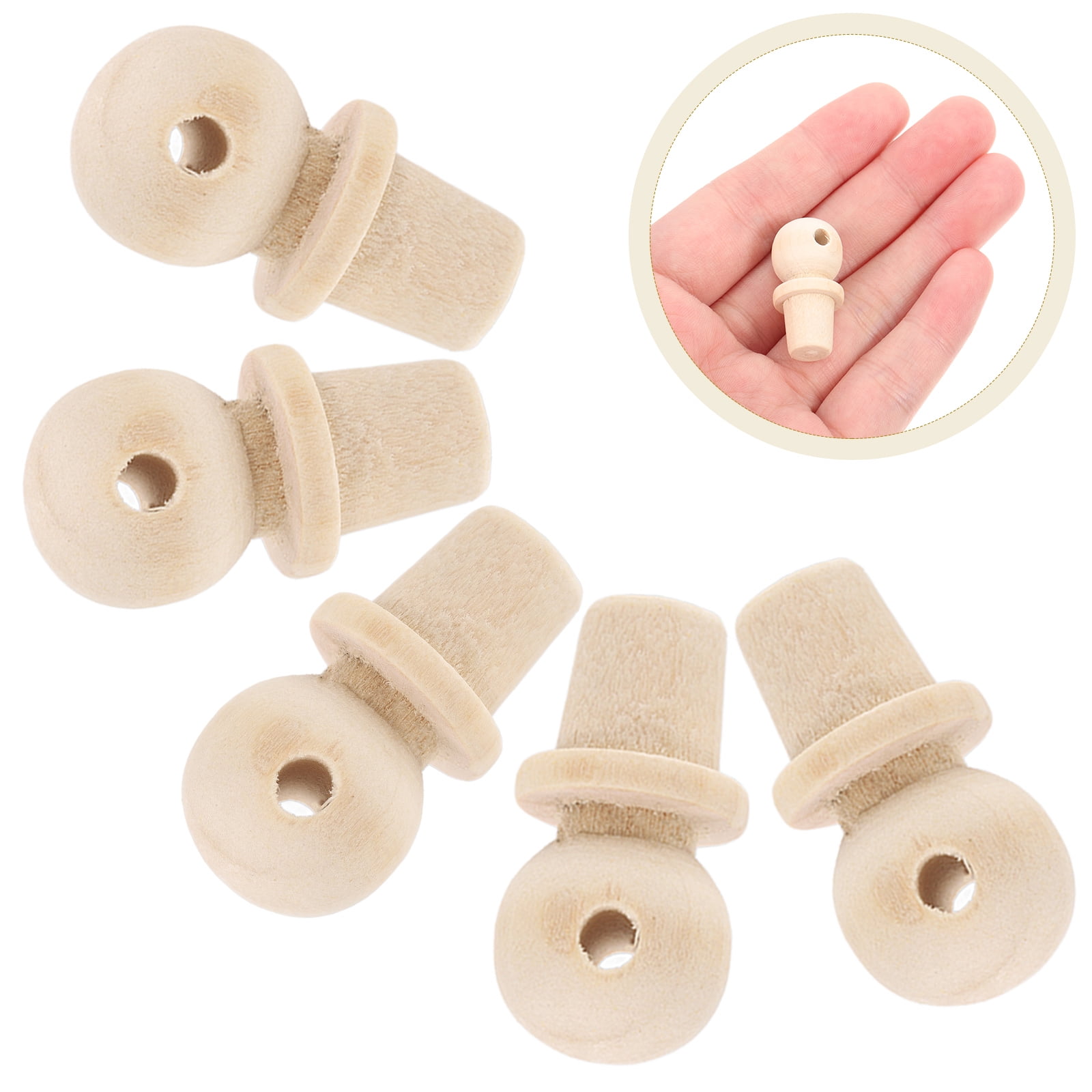 BEADCEST 10Pcs Wooden Finials for Diy Wood Drawer and Prevent Leaks in ...