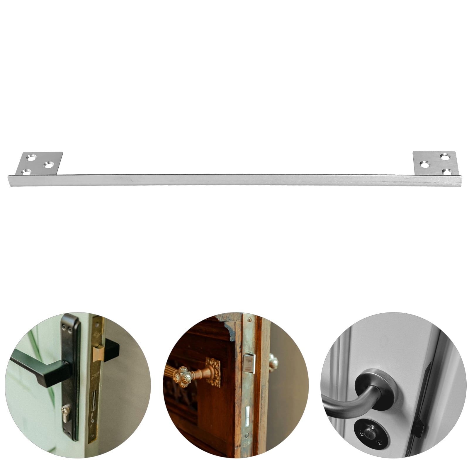 BEADCEST 1Pack L-Shaped Stainless Steel Door Latch Guard for Security ...
