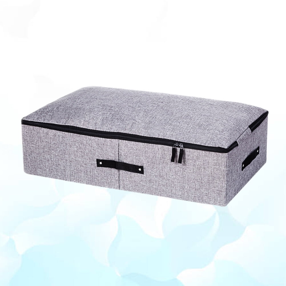 BEADCEST 1Pack Rectangular Cotton Linen Foldable Storage Case for Under ...