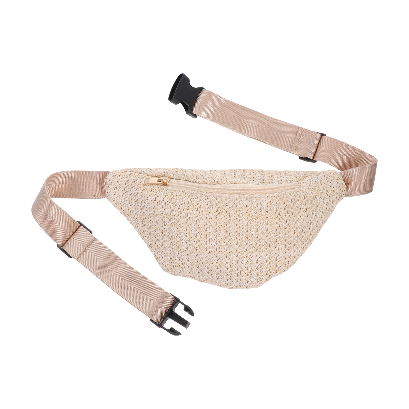 BEADCEST 1Pack Summer Fanny Pack for Women Beige Color Square Shape for ...