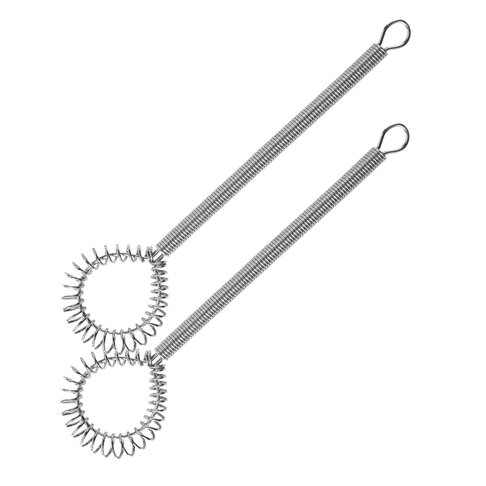 BEADCEST 2Pcs Whisk Handheld Silver Round Spring Shape For Drink Mixing ...