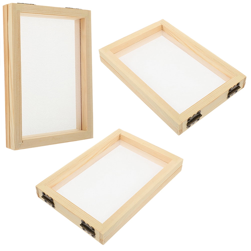 BEADCEST 3Pcs Mould and Deckle for Paper Making Diy Paper Making Kit ...