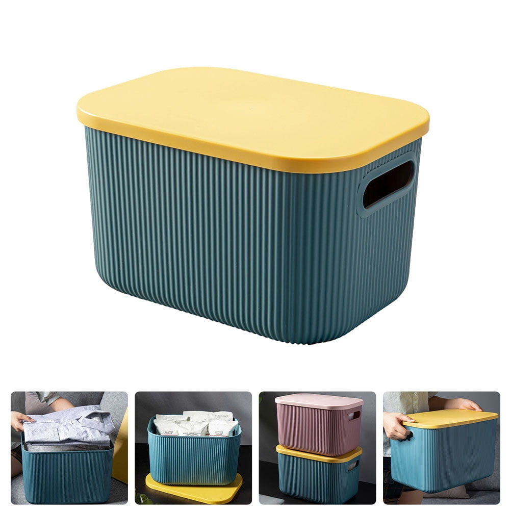 BEADCEST Rectangular Plastic Storage Box for General Users in Living ...