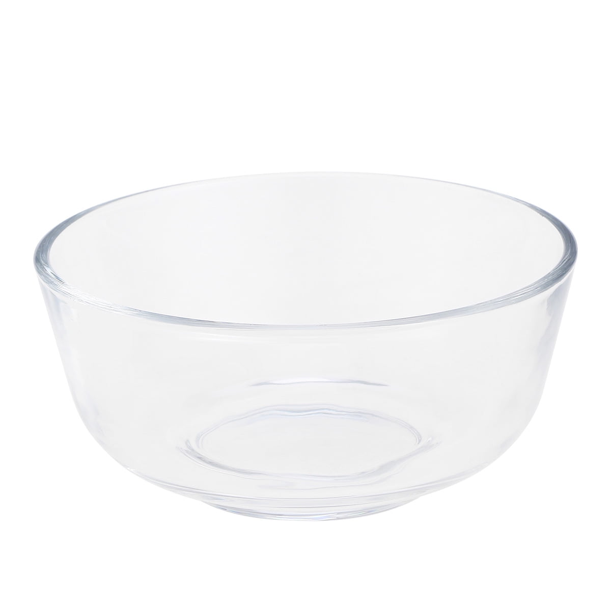 BEADCEST Wide Rim Round Salad Bowl 4 5Inch Clear Glass for Poolside ...