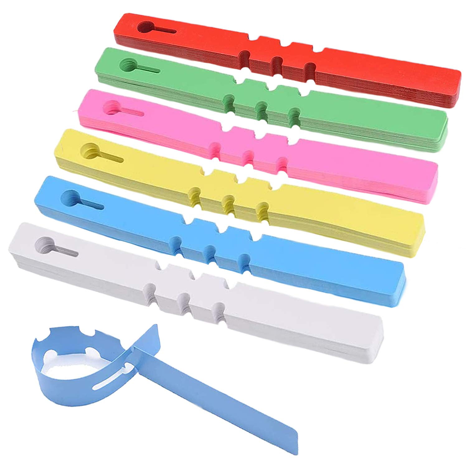 BEADNOVA Tree Tags Plastic Plant Labels Wrap Around Hanging Tags Tree ...