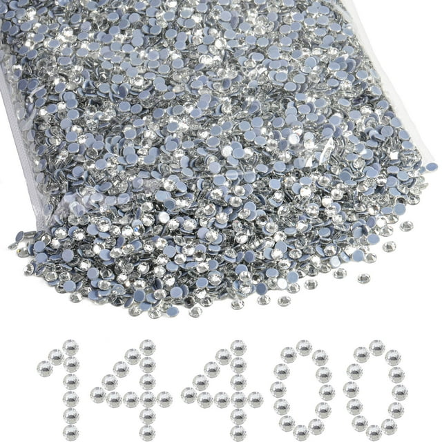 BEADSLAND 14400PCS Hotfix Rhinestones Bulk for Crafts DIY, Crystal ...
