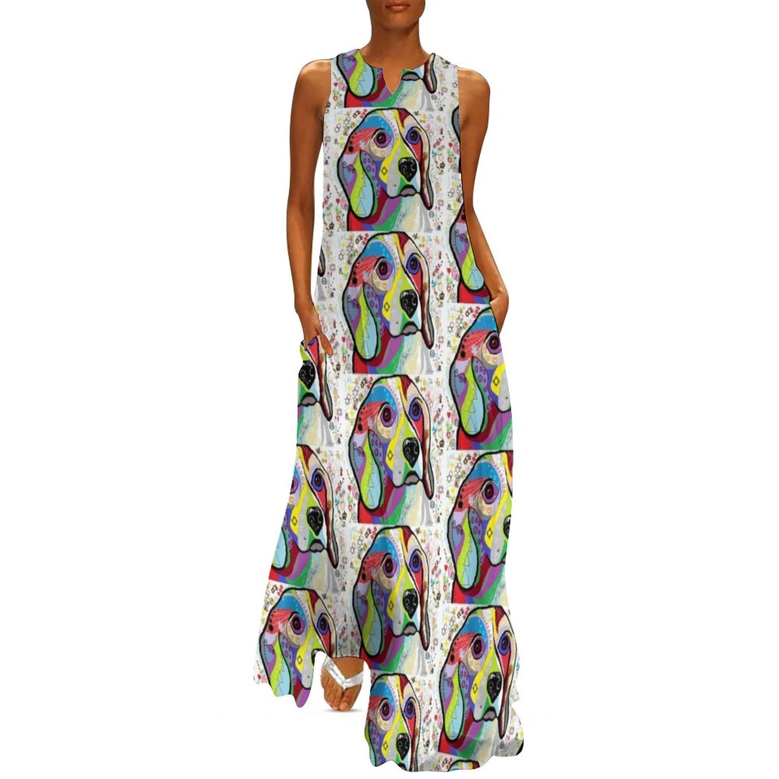Beagle Long Dress Prom Dress 2025 Dresses For Prom Dress Women Summer