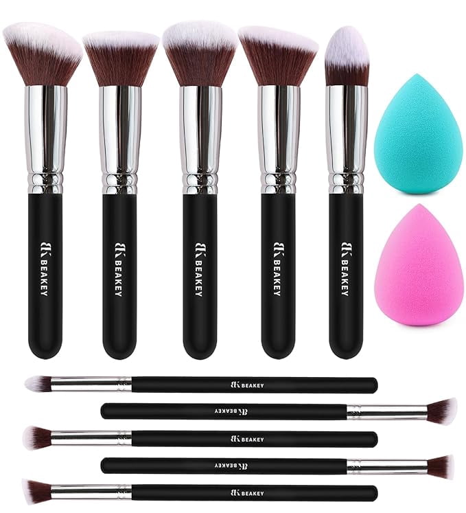BEAKEY Soft Make up Brushes, Gentle on Skin, Effective Application ...