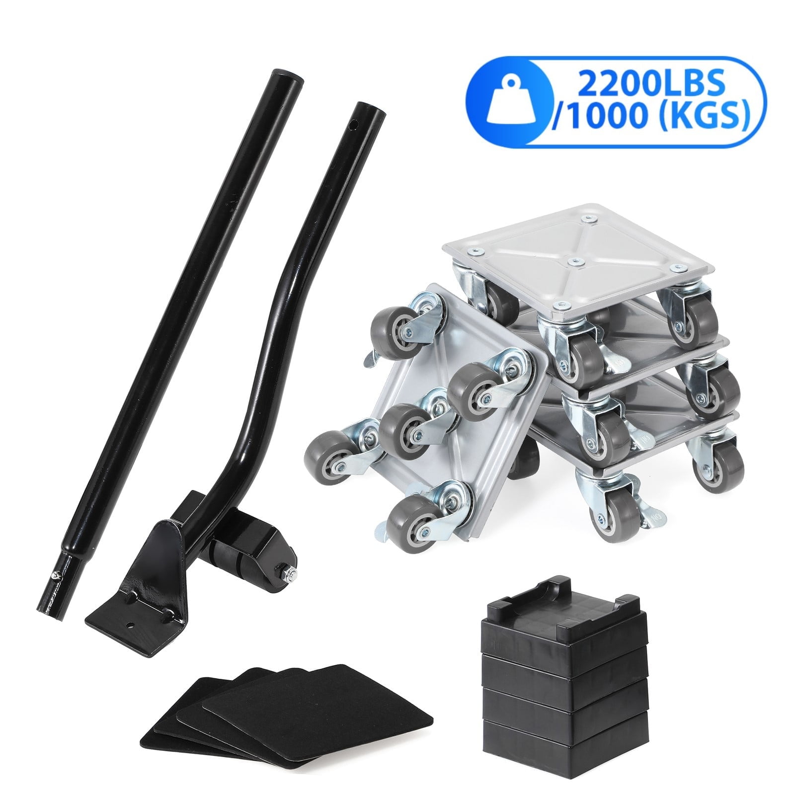 BEAMNOVA Furniture Mover Sliders & Lifter, 2200lbs Load, 360° Rotation ...