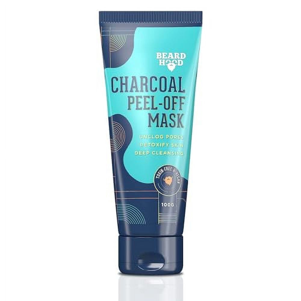 BEARDHOOD Activated Charcoal Peel Off Mask,100g | Deep Cleansing ...